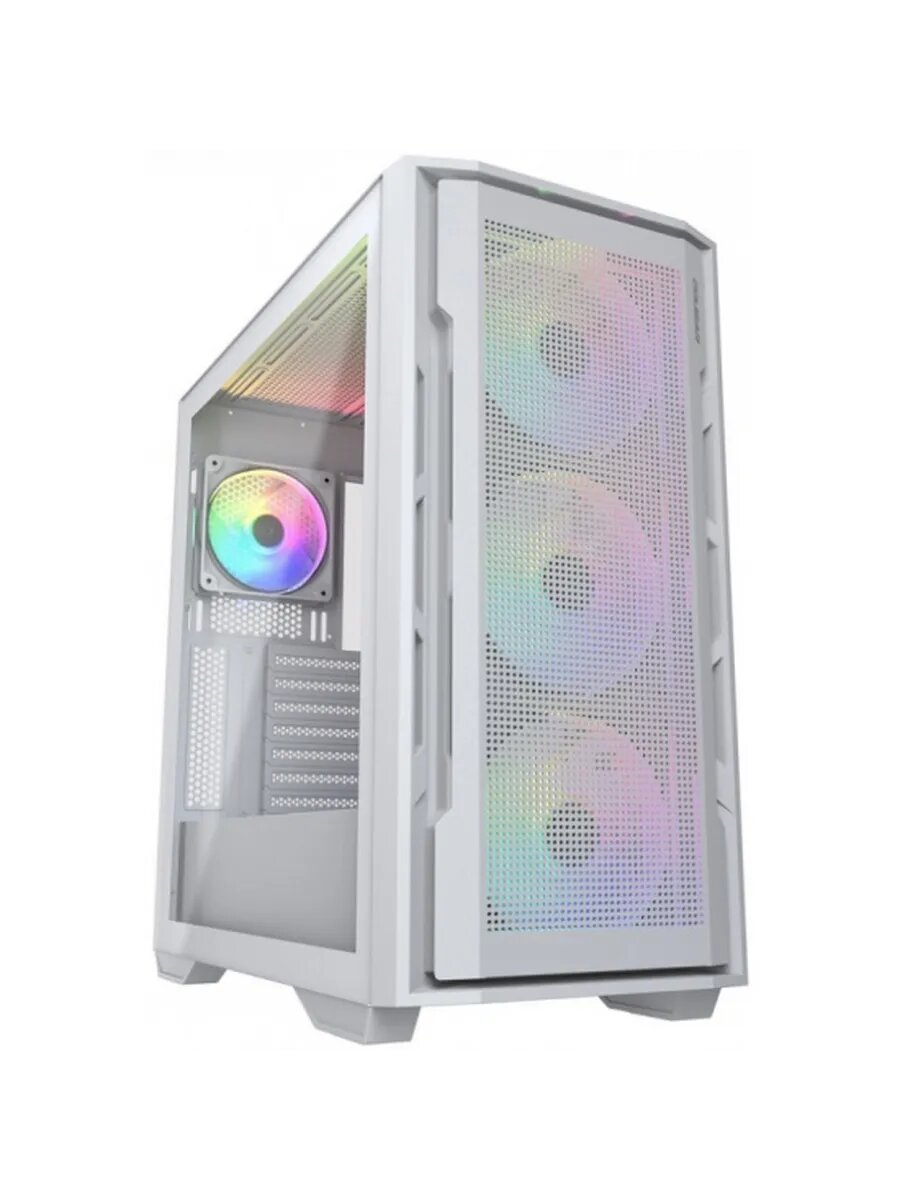 Компьютерный корпус Uniface X RGB V2, белый