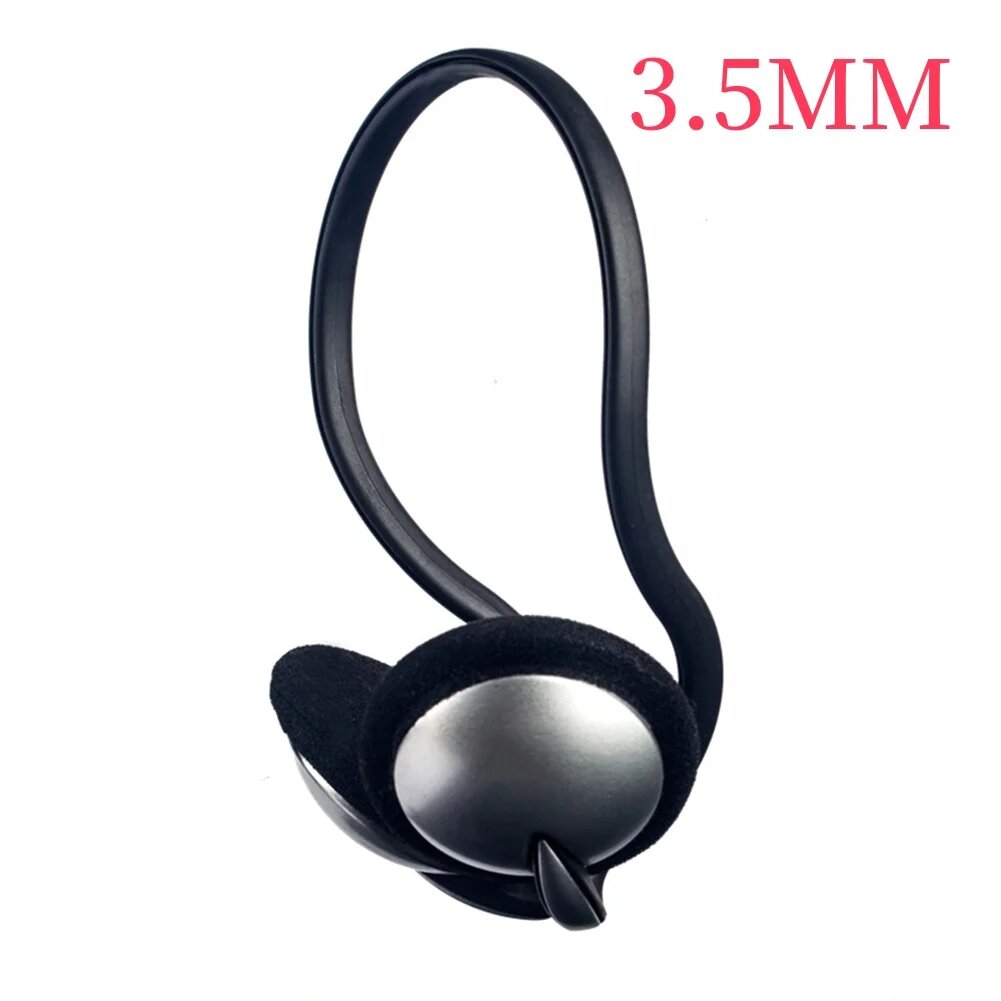 Наушники проводные Neckband черные 3.5MM