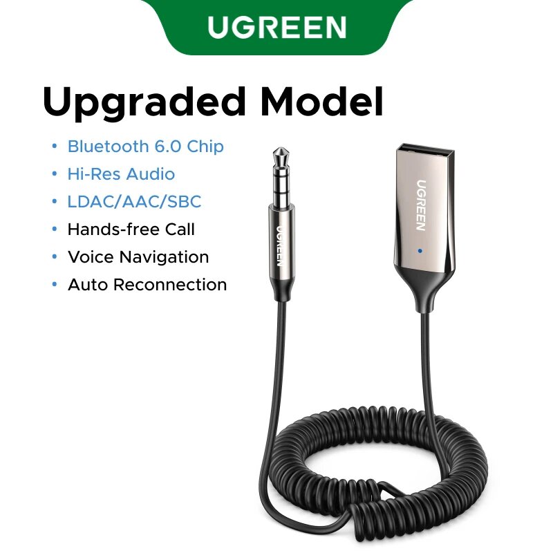 Беспроводной адаптер UGREEN Bluetooth 6.0