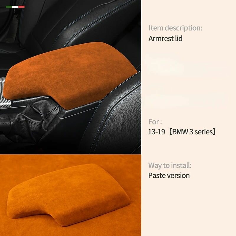 Супер фланелевый чехол для BMW 3 4 серии F30 F32 F34 F36 2013-2019, аксессуары интерьера, подлокотника центральной консоли автомобиля с левым рулем.