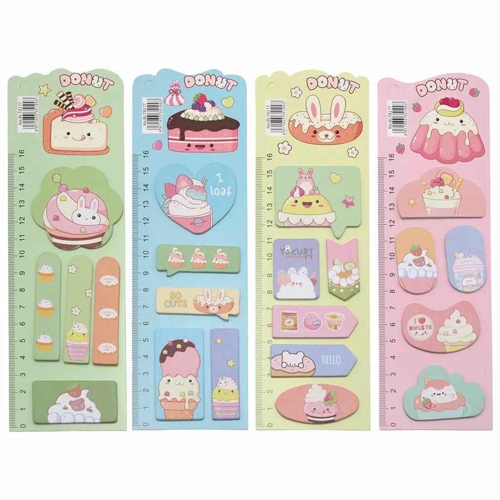 Стикеры бумажные Centrum "Сладости", бумага, размер 6.6х21 см (77007)