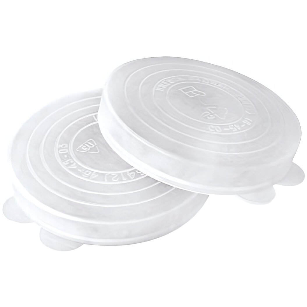 Крышка Лайт для банок, эластичная, прозрачная, удобные ушки, полиэтилен