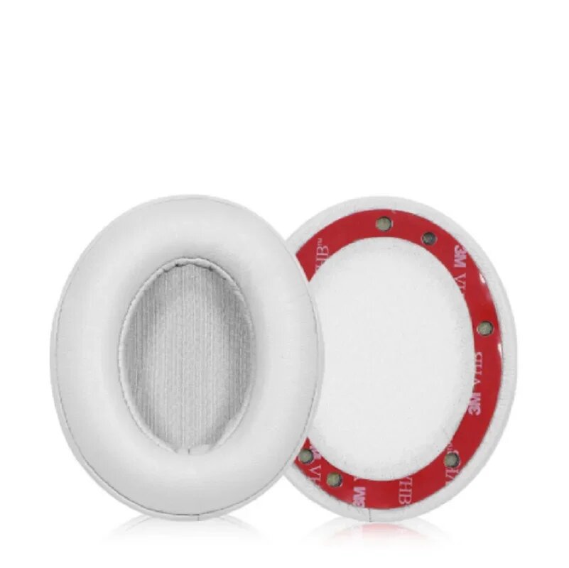 Кожаные амбушюры для наушников Beats Studio 2 Studio 3 White