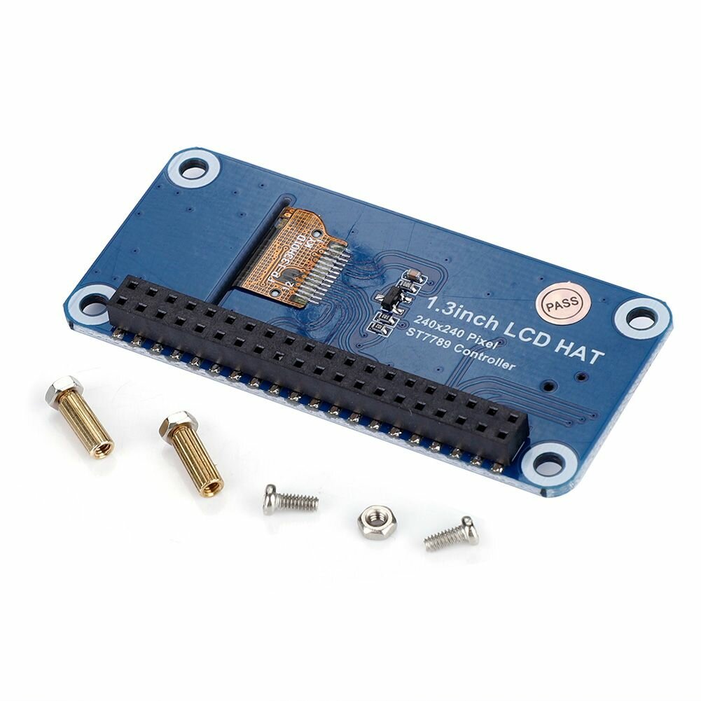 1.3-дюймовый IPS OLED дисплей HAT для Raspberry Pi