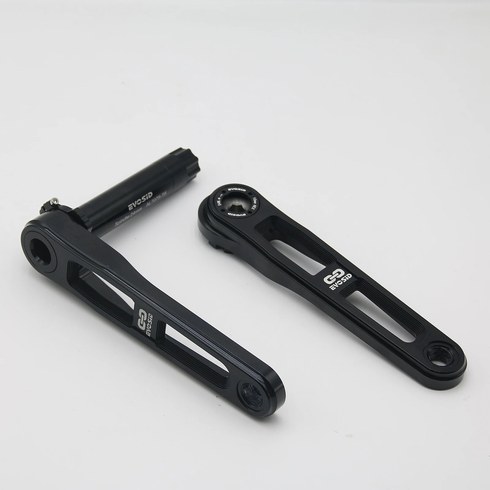 EVOSID Ultralight Шатуны для шоссейного велосипеда 160/165/170 мм Черный, Black Crank 170mm