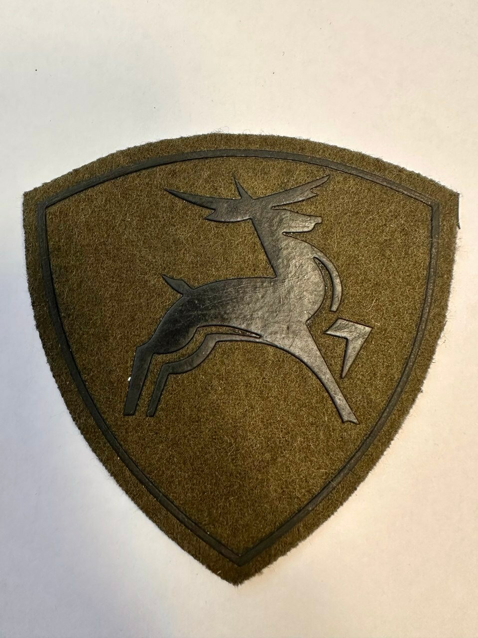 Шеврон пластизолевый Вв Олень (Приволжский округ) полевой пришивной