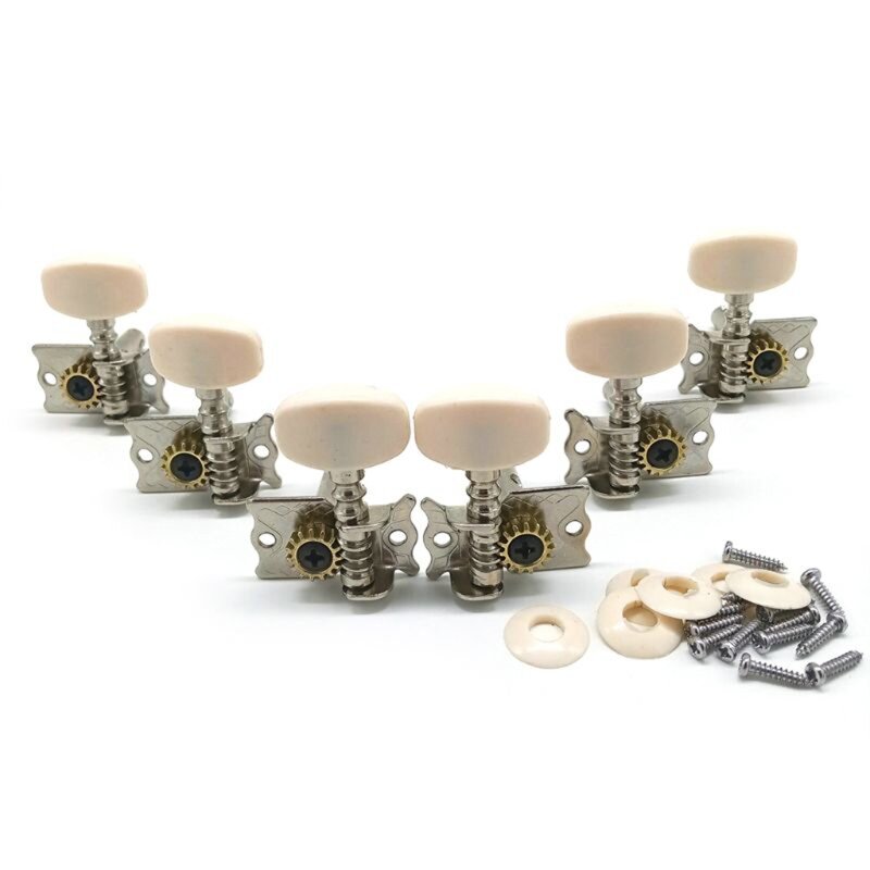 6Pcs/pack 3L 3R Guitar String Tuning Pegs Tuner Machine Heads Knobs Tuning Keys