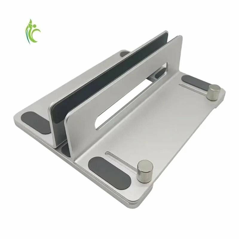 (C W M V) Вертикальный Настольный Держатель-Кронштейн С Регулируемым Одинарным Зажимом Для Ноутбука, Серебристый