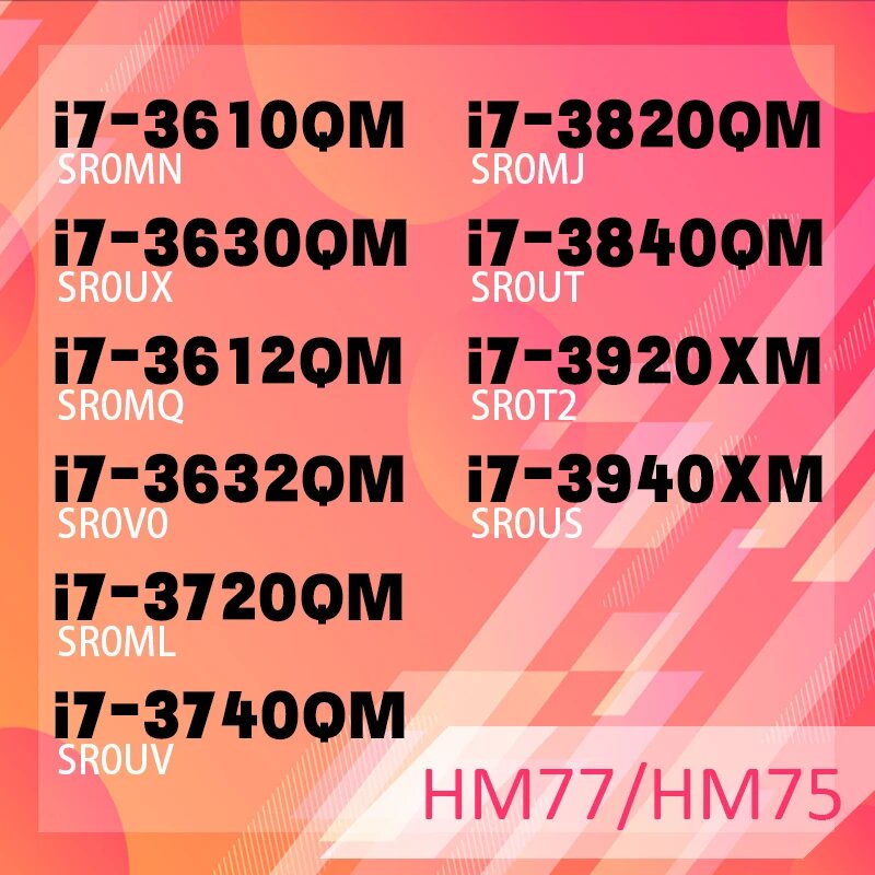 Процессор Intel Core i7 3630QM