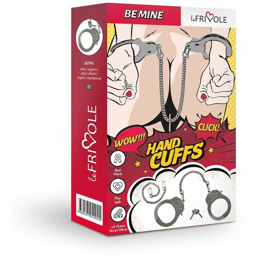 Le Frivole Эксклюзивные наручники со сменными цепями (Be Mine)