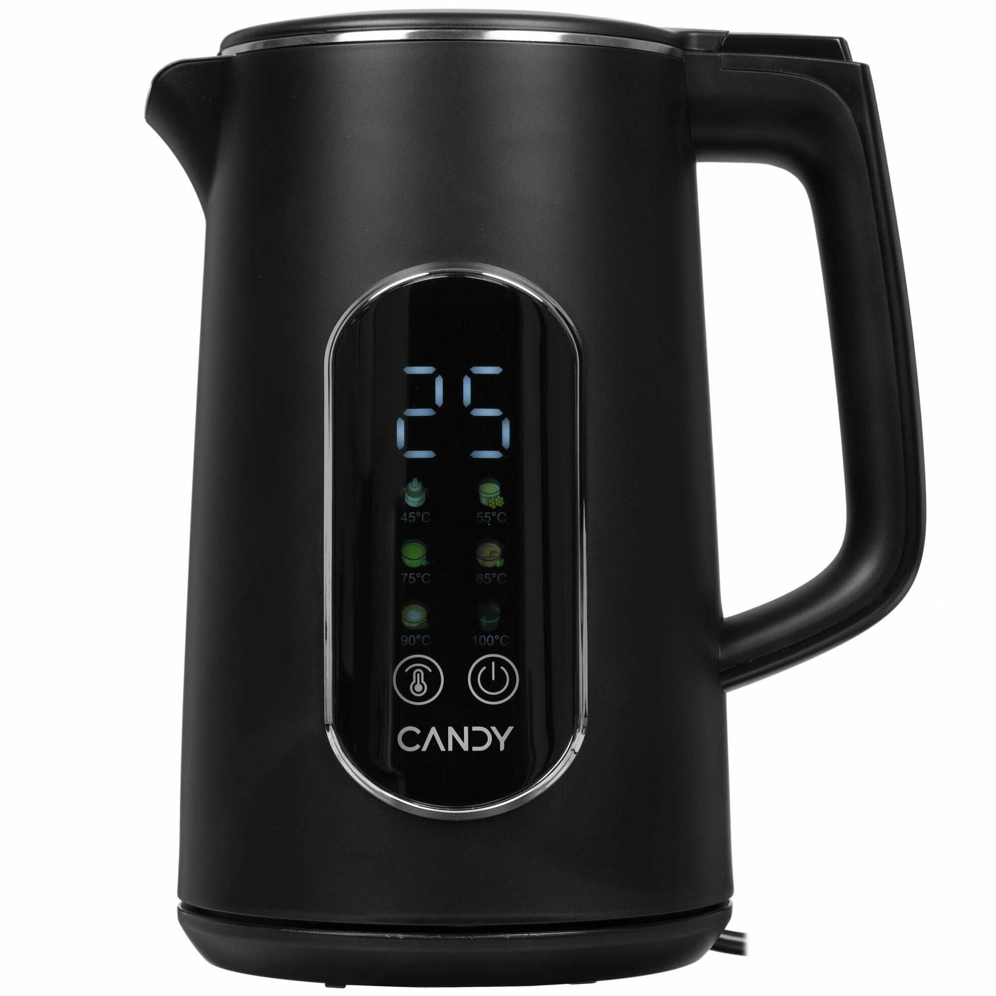 Электрочайник Candy "CK-400", чёрный, с автоматическим отключением и защитой от включения без воды