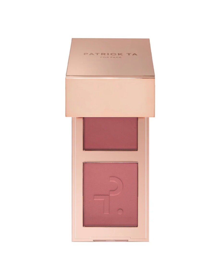 PATRICK TA Румяна мини формат Major Headlines Double-Take Crème and Powder Blush Duo оттенок She Goes To The Gym