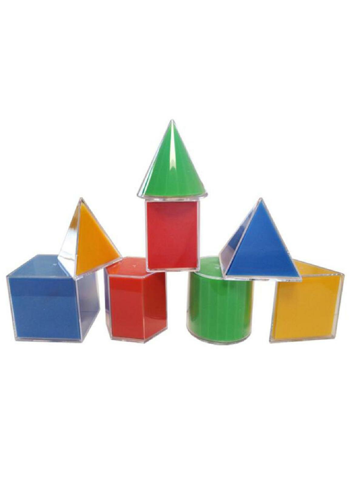 Набор геометрических моделей из 8 частей