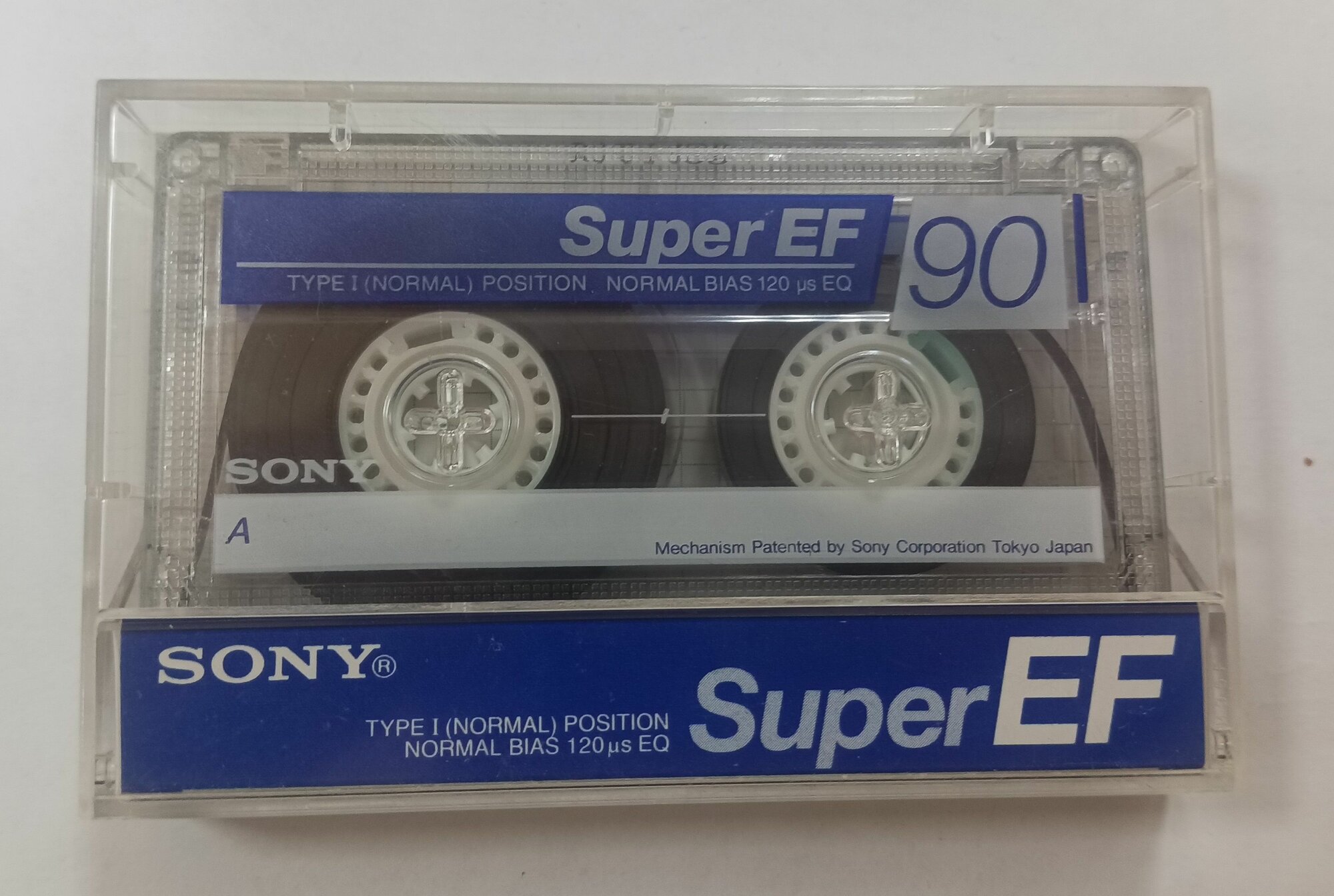 Аудиокассета SONY EF Super 90 без надписей