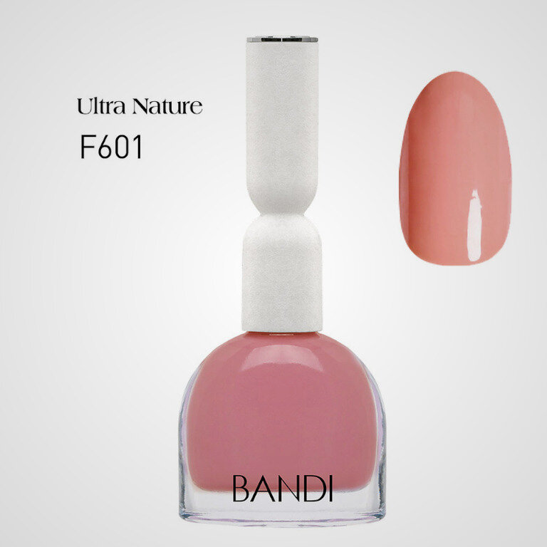 Лак для ногтей тон F601s Orange Coral 10 мл BANDI ULTRA NATURE F601s Orange Coral Лак 10 мл