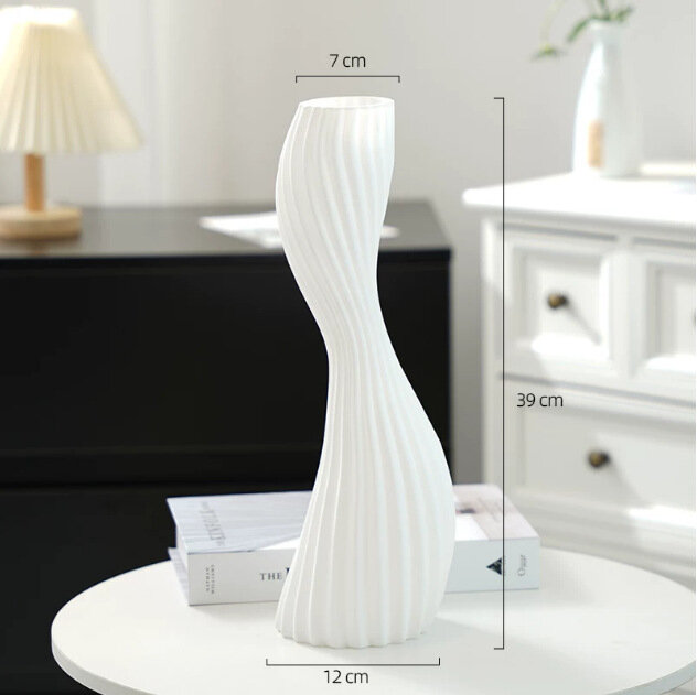 Скандинавский стиль искусства, современный минималистичный орнамент, ваза для цветов, керамическая ваза, декоративный предмет для гостиничного номера