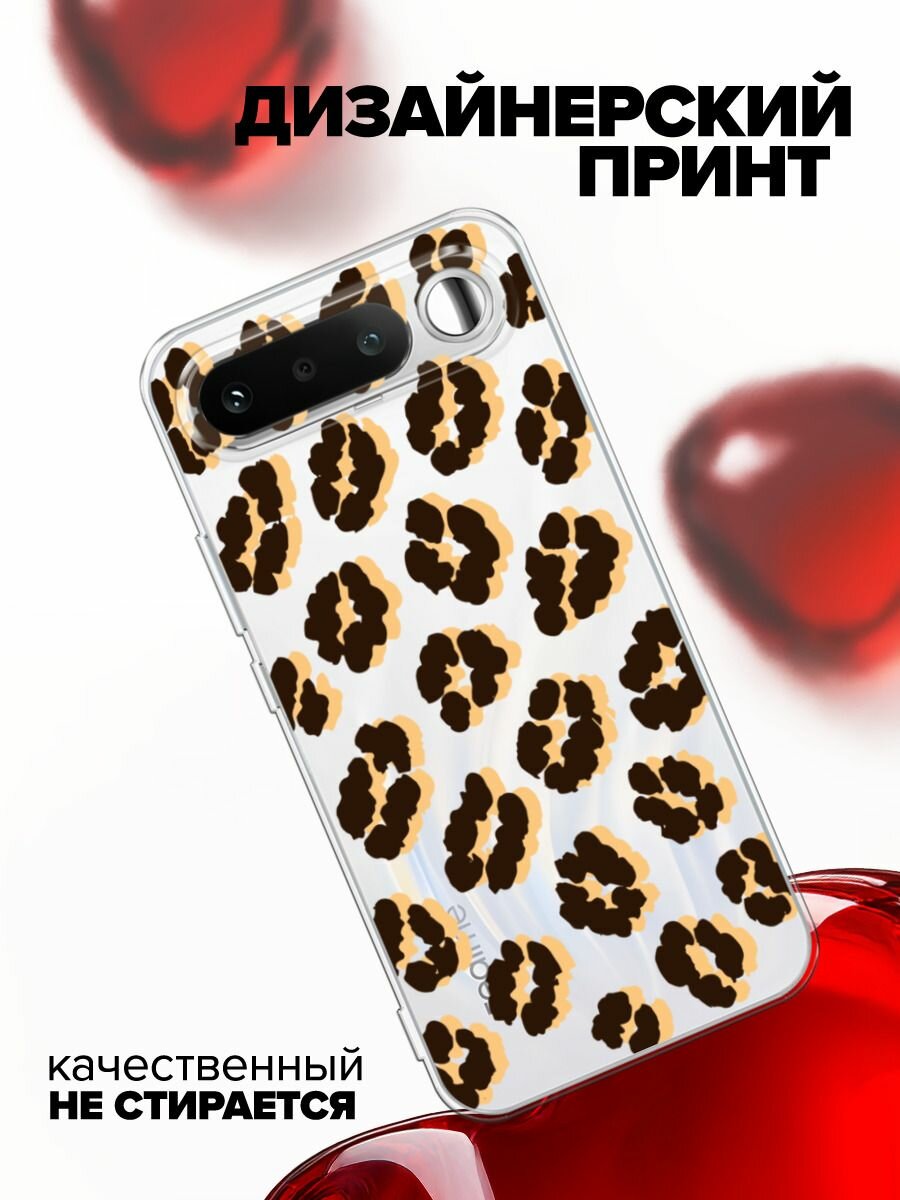 Чехол на Realme 16 / Реалми 16 с принтом Пятнистый леопардовый узор — фото 1