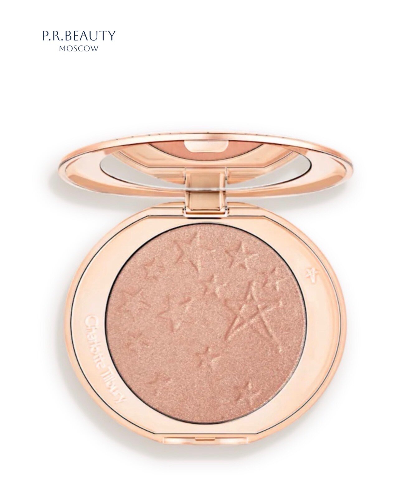 Charlotte Tilbury HOLLYWOOD GLOW GLIDE FACE ARCHITECT HIGHLIGHTER PILLOW TALK GLOW Сухой Хайлайтер для лица