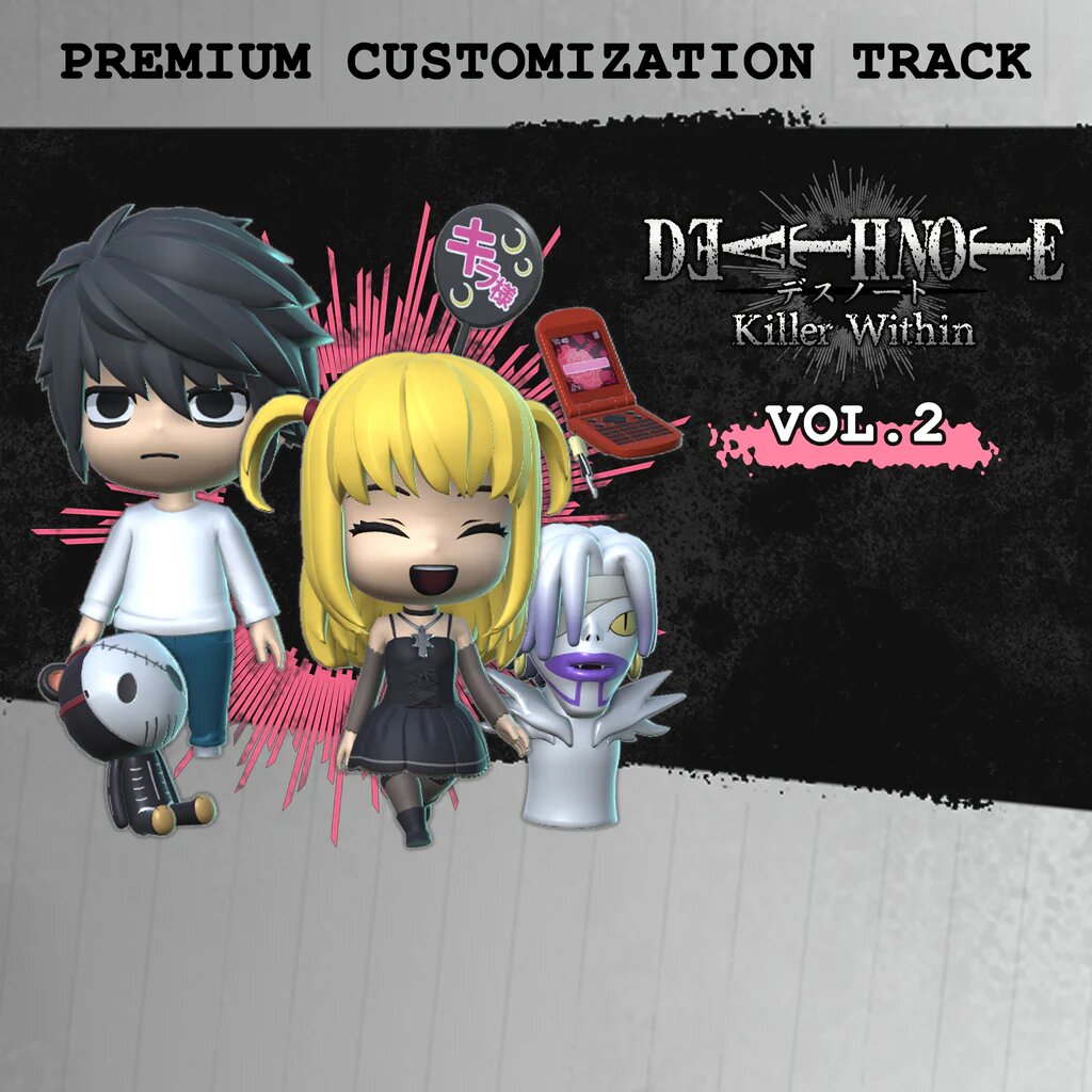 Дополнение DEATH NOTE Killer Within - Premium Customization Track Vol. 2, цифровое издание PlayStation 5, регион Турция / код пополнения баланса