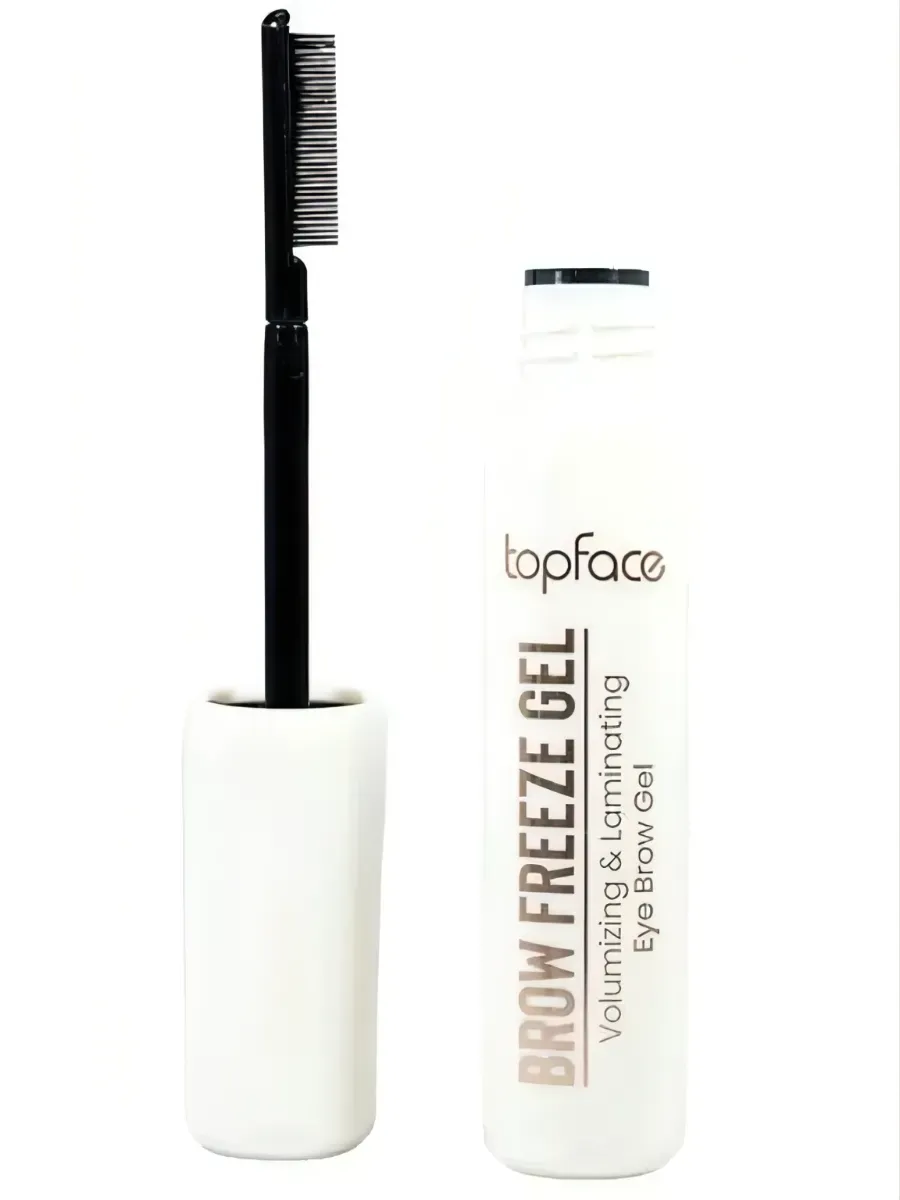 Фиксатор Topface Brow Freeze Gel, Гель-фиксатор для бровей с эффектом ламинирования, 001