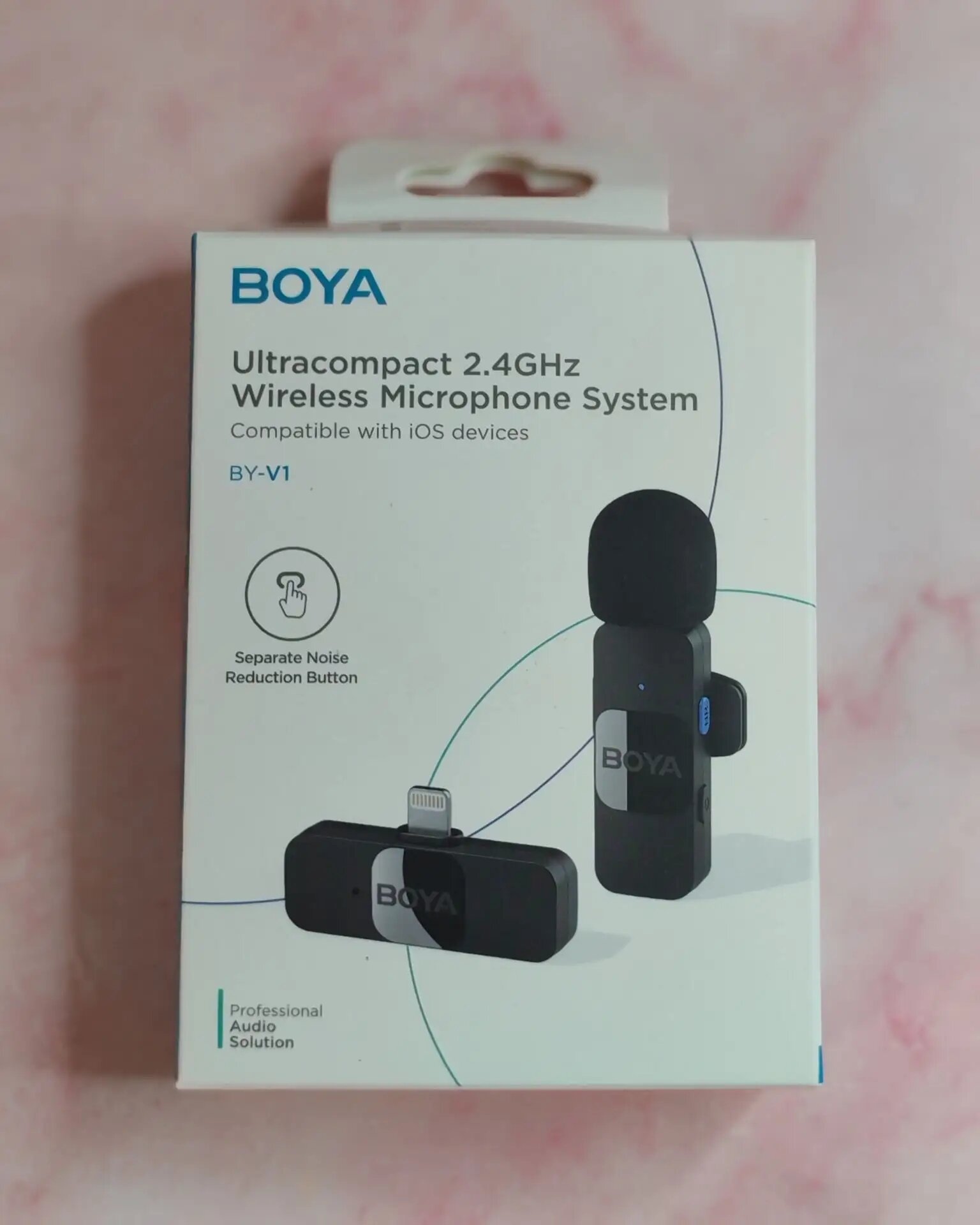 Петличный микрофон Boya BY-V1 , совместим с iPhone , беспроводной микрофон