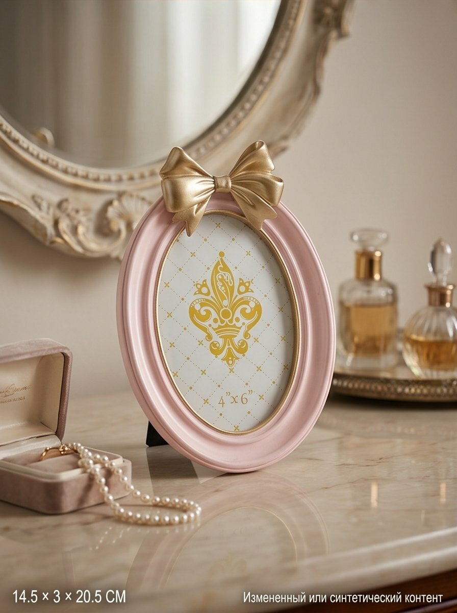 Фоторамка "Розовый зефир" 14,5х3х20,5