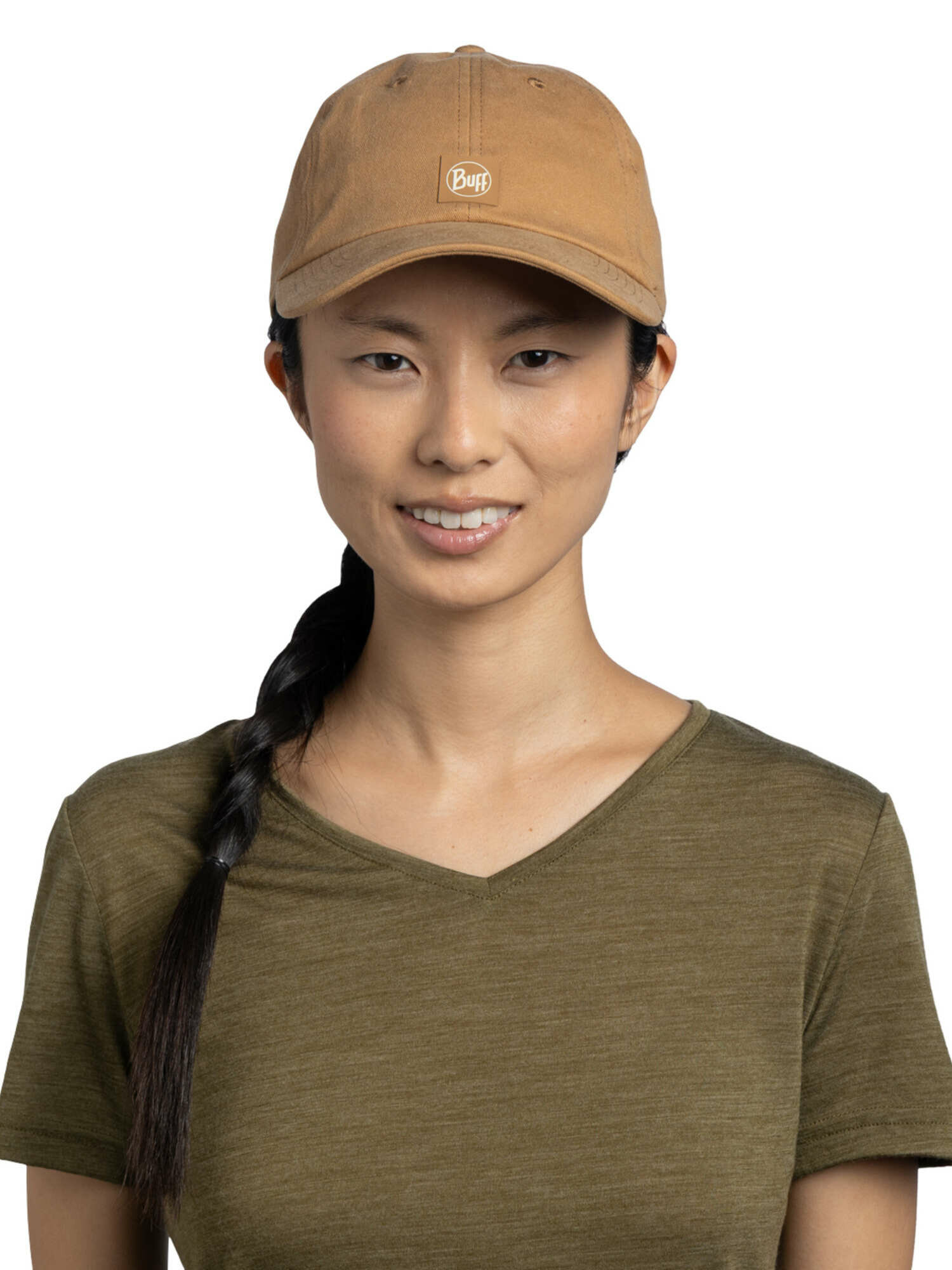 Бейсболка Buff Baseball cap для взрослых и детей, размер OneSize, коричневый — фото 1