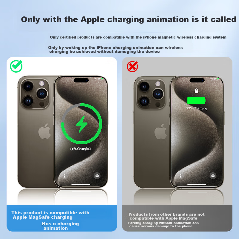 BASEUS MagSafe беспроводная зарядка 15Вт быстрая зарядка для iPhone 17/16/15 Pro Max Huawei и AirPods Цвет：MagSafe
