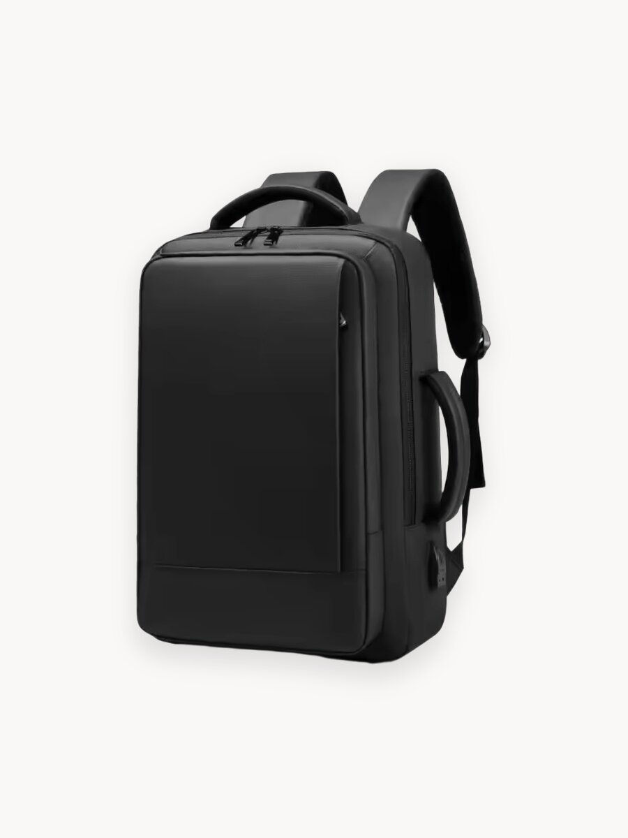 Рюкзак мужской, городской, для ноутбука, трансформер с боковой ручкой и USB-портом