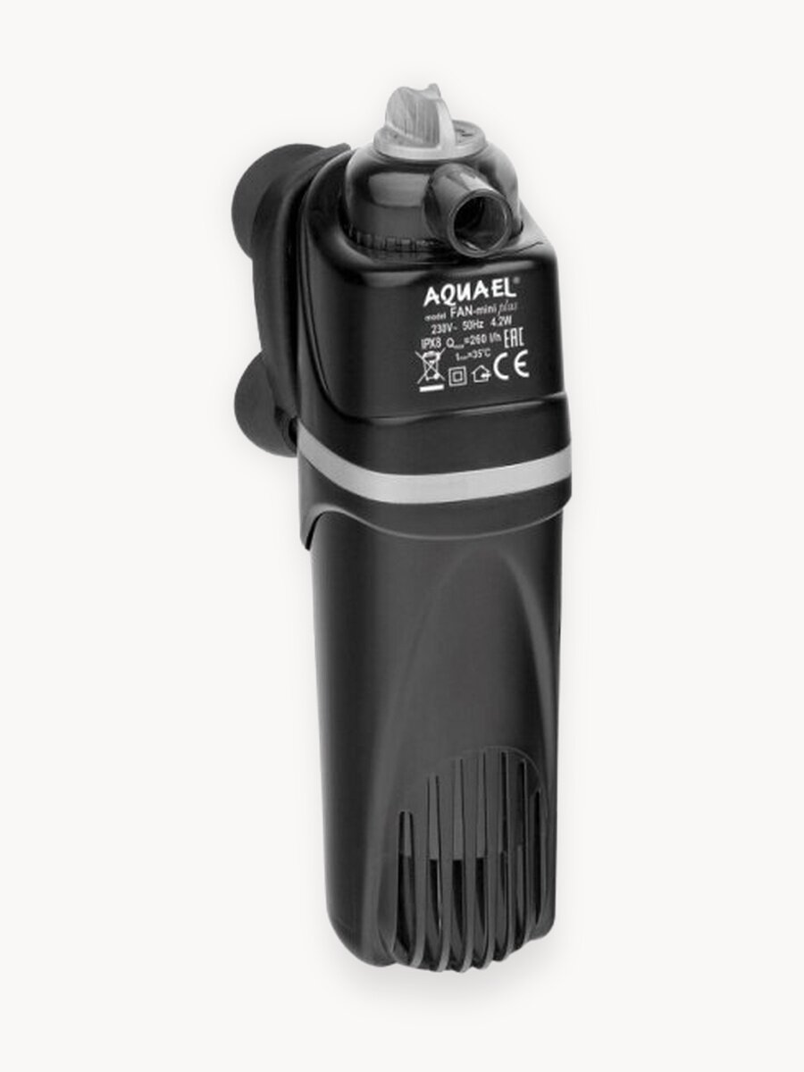 Внутренний фильтр Aquael FAN FILTER MINI plus для аквариума 30 - 60 л (260 л/ч, 4.2 Вт)