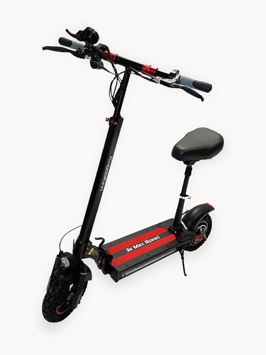 Электросамокат KUGOO Max Speed, 40км/ч, 120кг, чёрный