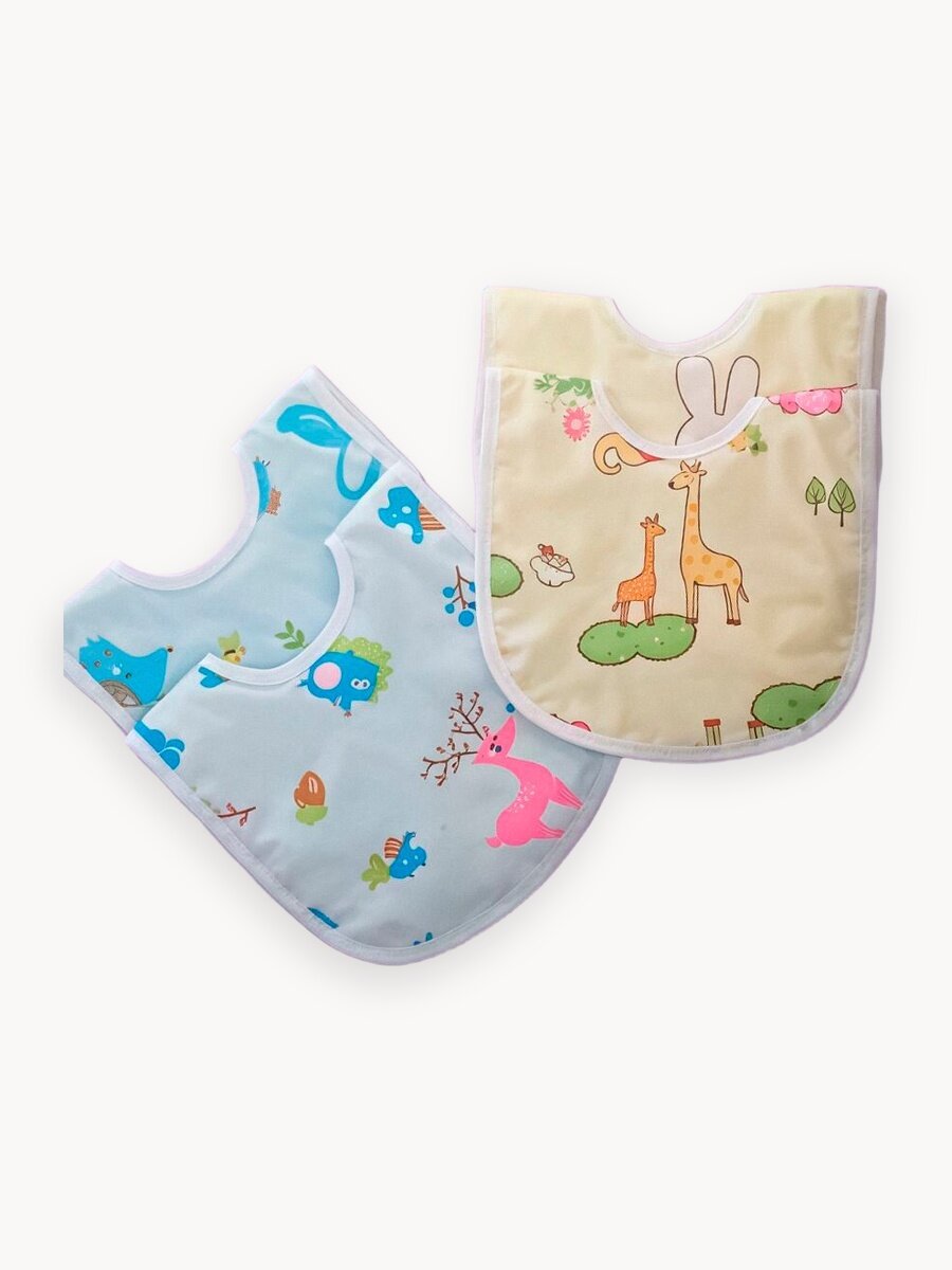 Cлюнявчики для новорожденных, нагрудники для детей, слюнявчик для кормления непромокаемый 4 шт