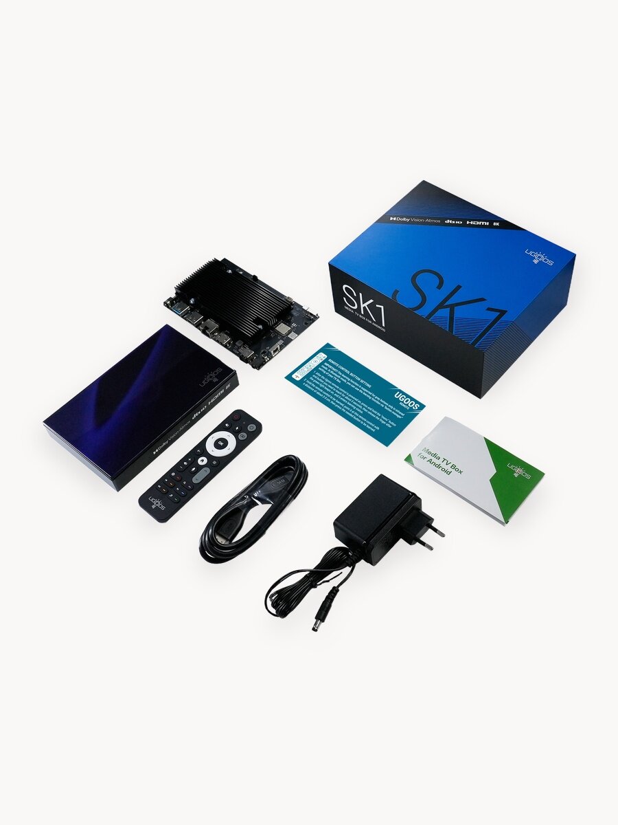 Ugoos SK1 Смарт ТВ приставка для телевизора.