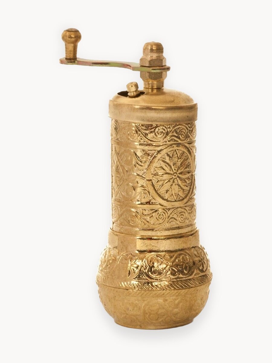 Мельница для специй ручная турецкая, золотой