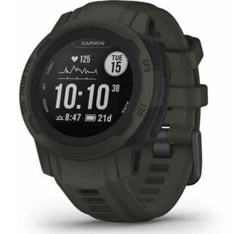 Умные часы Garmin Instinct 2S Solar, Graphite (010-02563-00)