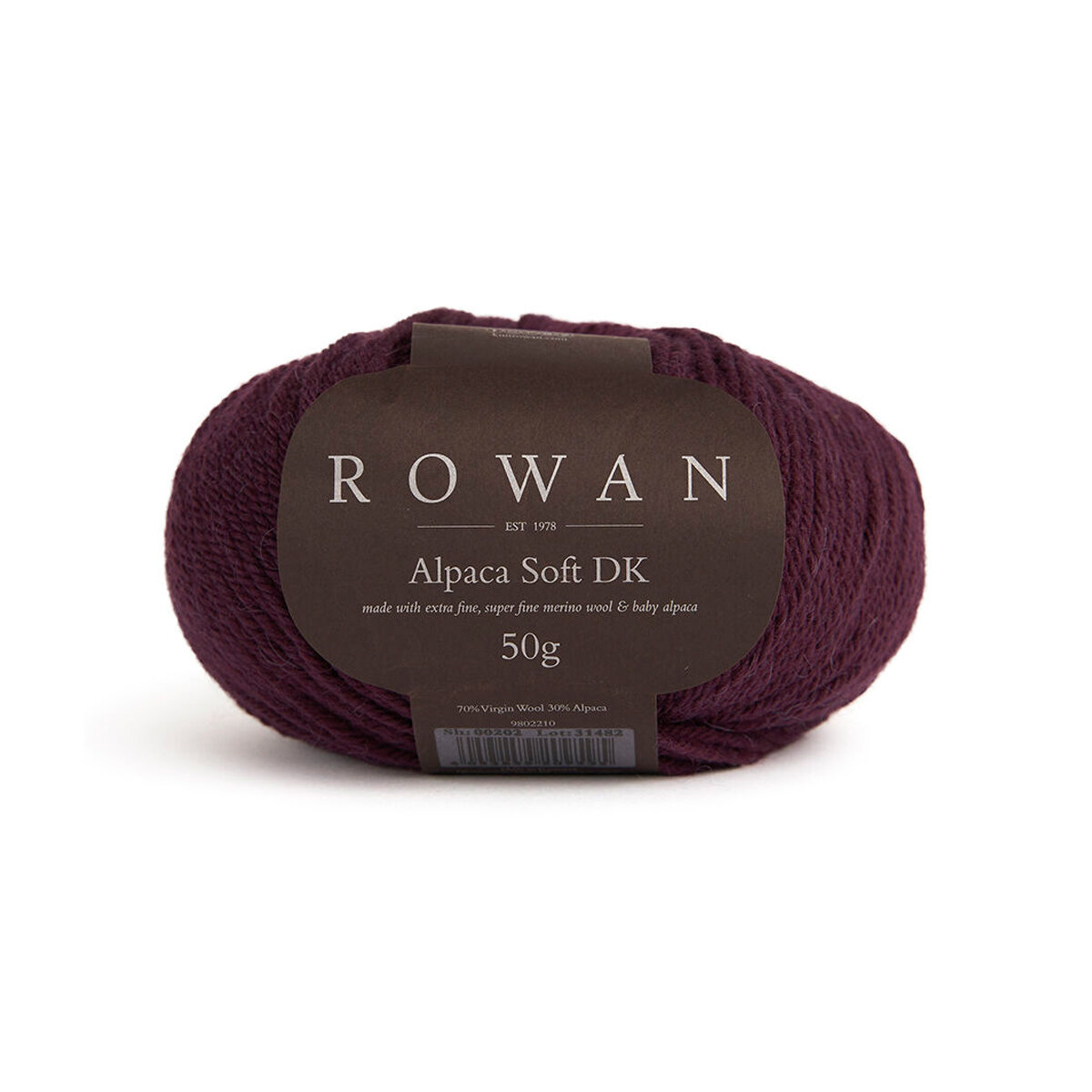 Alpaca Soft DK /Альпака Софт ДК/ пряжа Rowan, 9802210 (230, dark burgundy (темно-бордовый), бордовый)