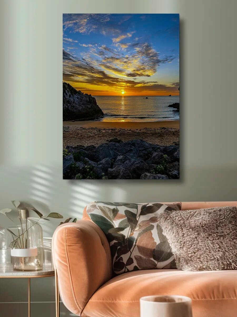 Картина "Чарующий закат", интерьерная 50х70см 1шт.