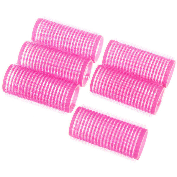 Бигуди-липучки 6шт, диаметр 2.5см, создание объема и локонов