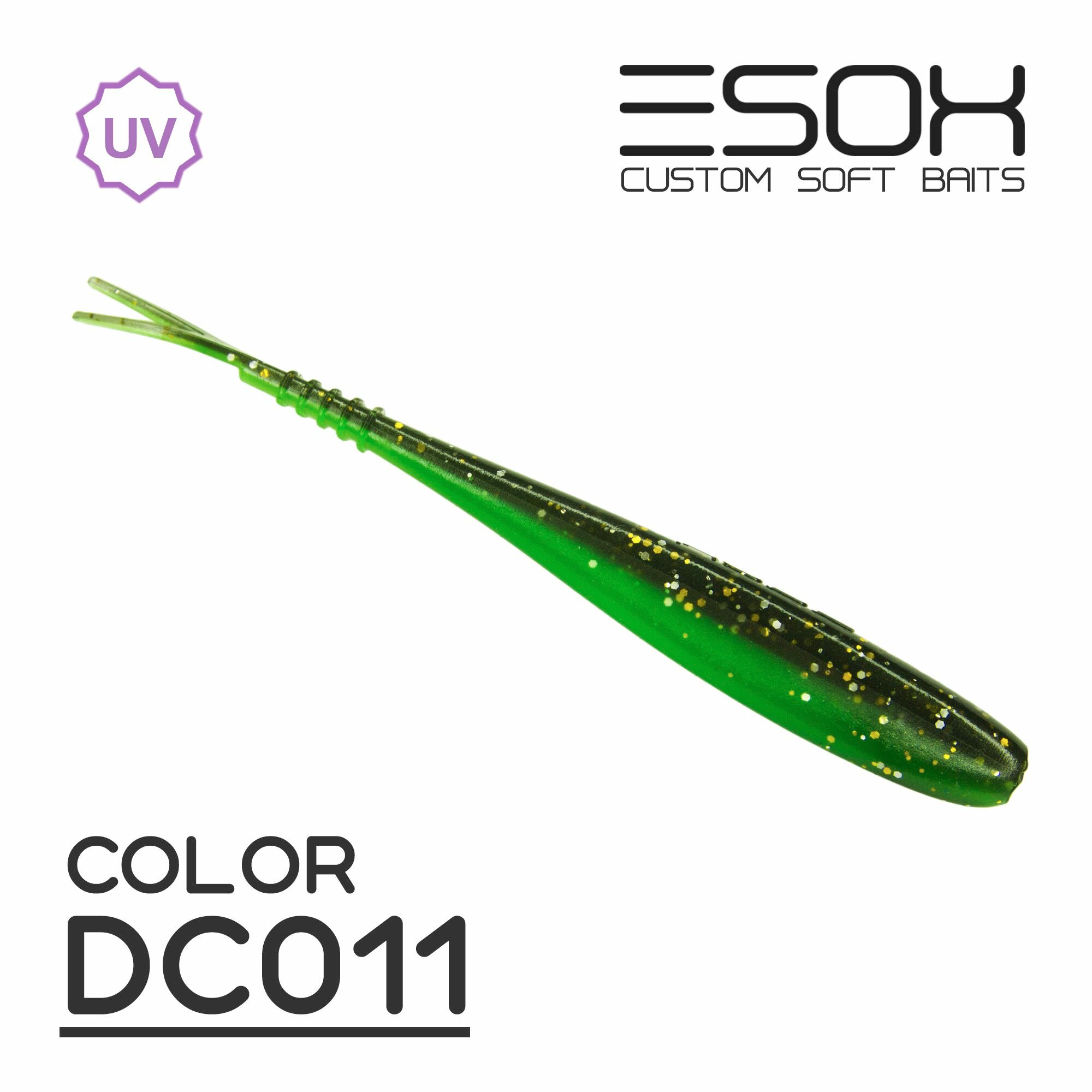 Мягкие приманки для рыбалки Esox фурия 7" (180мм) # DC011 (3шт)