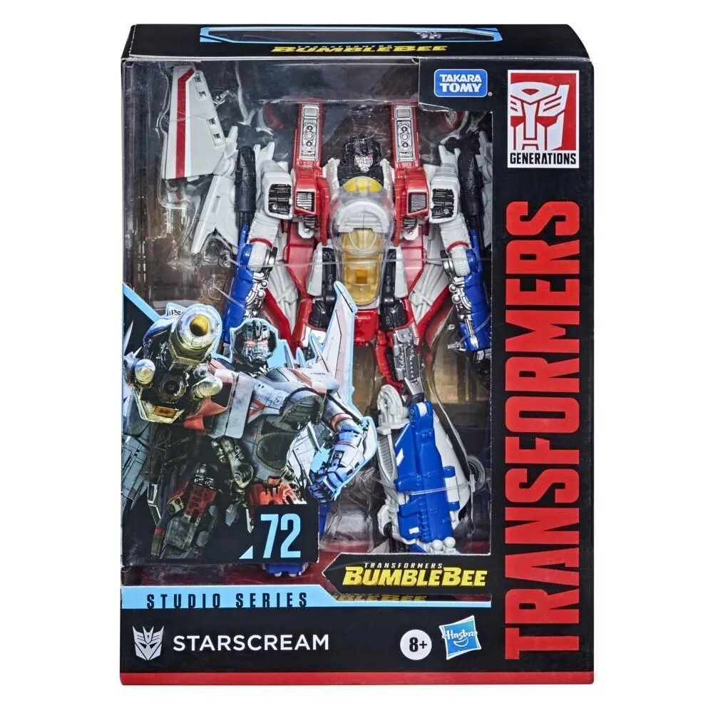 Трансформеры игрушки Hasbro Transformers Toys Studio Series SS72 Voyager Transformers: Bumblebee Starscream (16.5cm) F0790