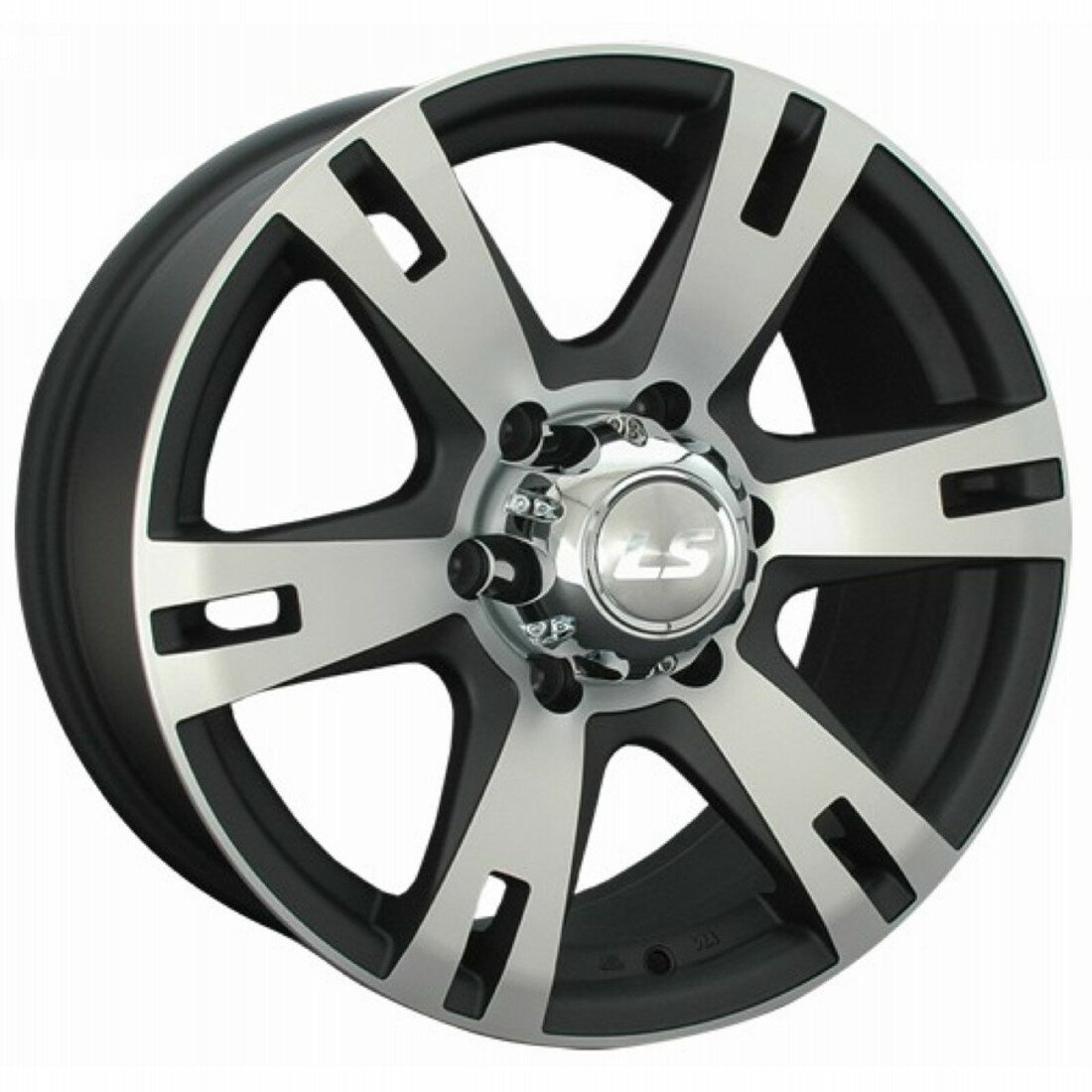 Колесный диск LS 182 8x17 6x139,7 ET25 106,1 MBF литой для автомобиля