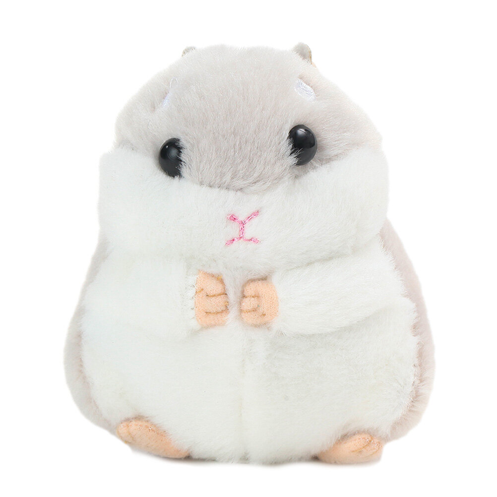 Плюшевая Кукла "Хомяк", Брелок, Мягкая, для Ключей/Сумки