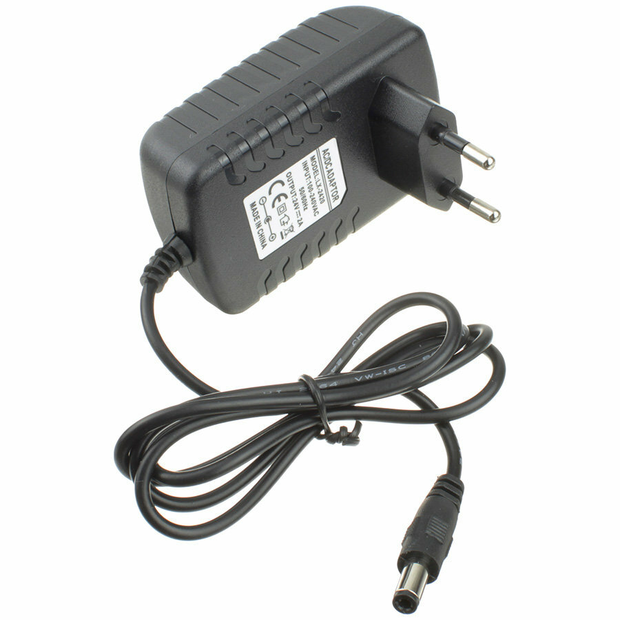 Блок питания 24В 2А импульсный штекер 5.5х2.5