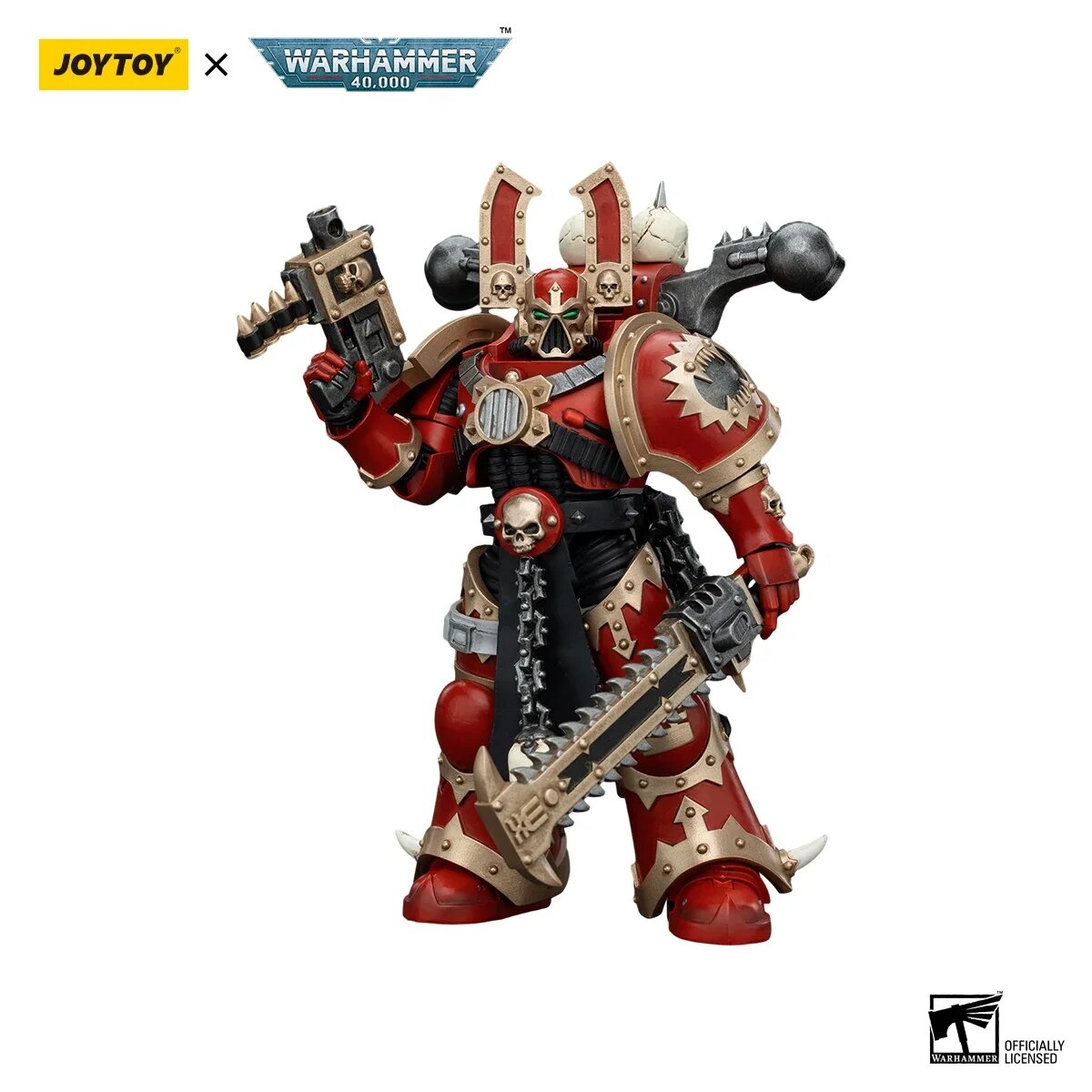 JOY TOY Warhammer 40K World Eaters Khorne Berzerker фигурки набор из 7 штук Berzerker 6