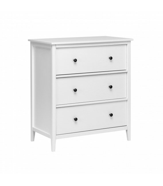 Комод Leset Токе 3 ящ, белый