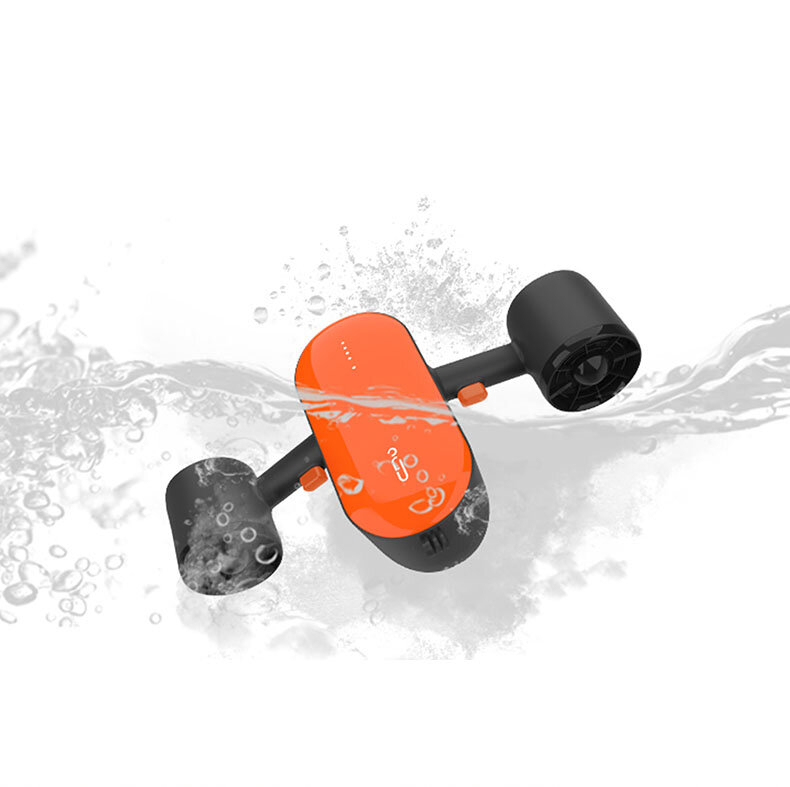 Подводный скутер geneinno S2, 2 Скорости передачи, простое управление глубина 30 метров, Двойные пропеллеры с высокой тягой, Морской скутер для фридайвинга плавания с маской и трубкой