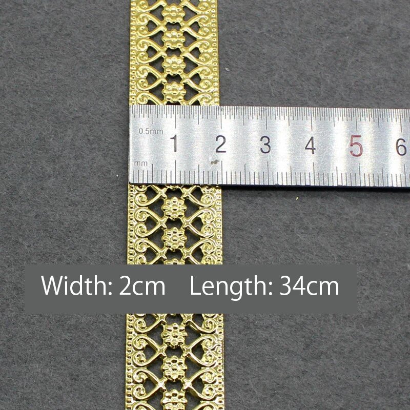 Круглая корона из сплава серебристого и золотистого цвета E440 2pcs