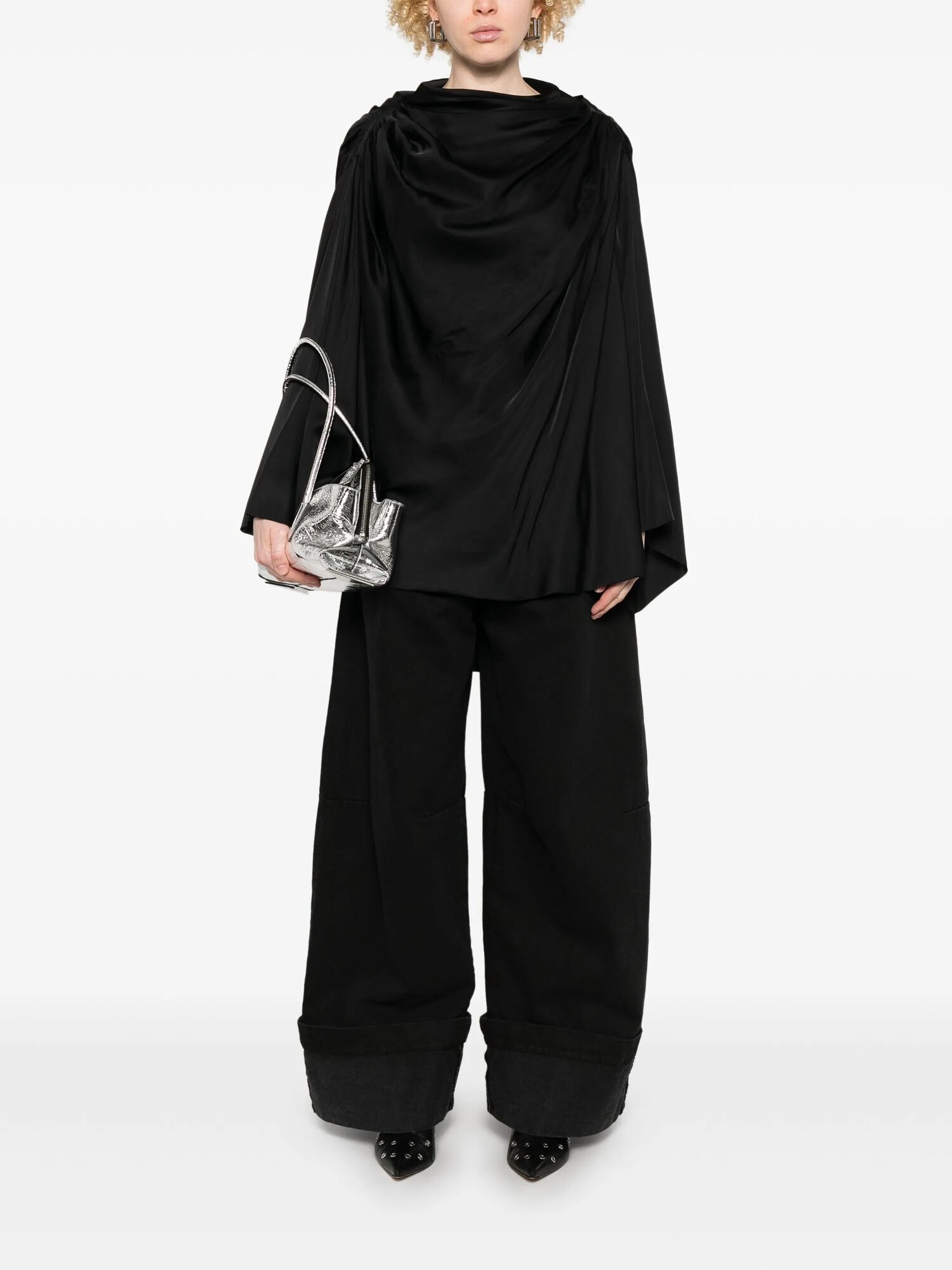 Топ Rick Owens Claudette, размер 40, black/black — фото 1