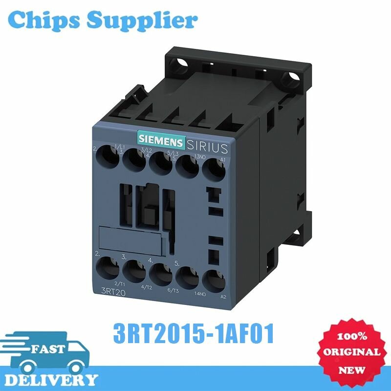 Новый оригинал Контактор Siemens 3RT2015-1AF01 Вспомогательный контакт 1NO
