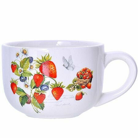 Кружка-супница 550 мл Земляника
